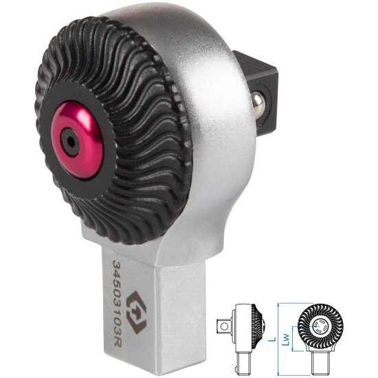 Насадка трещоточная серии King Tony FIT 3/8", 9х12 мм