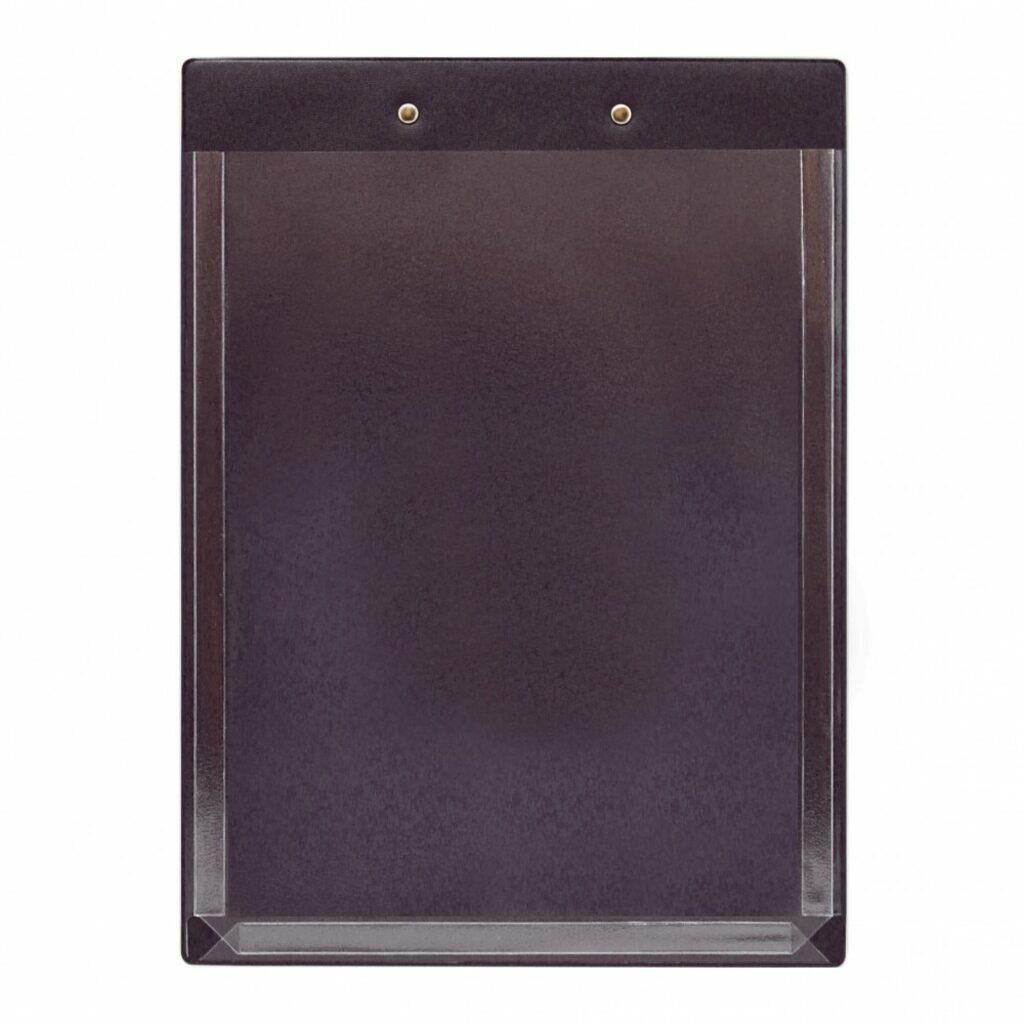 Планшет с прижимом ДПС с расширяющим карманом, А4, черный (2892-107)