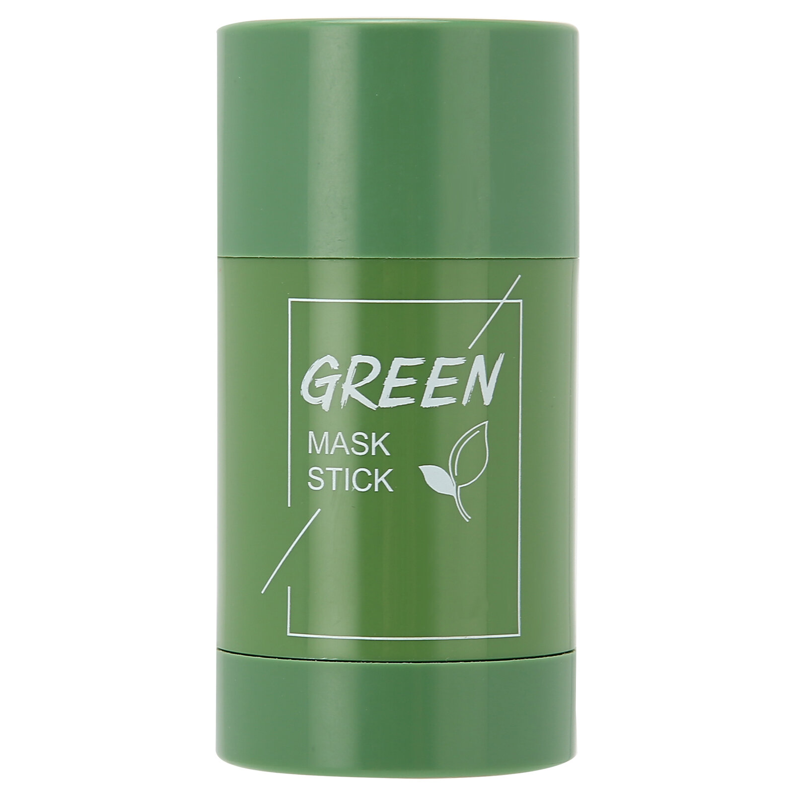 Маска-стик из глины с зеленым чаем 40 г. Глубоко очищающая грязевая маска для лица от черных точек и акне. Детокс-уход за кожей.