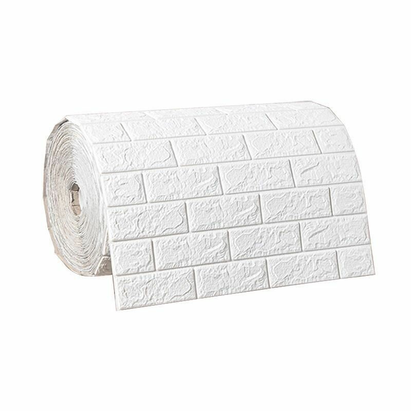 70cmx5m Панели Стеновые Самоклеющиеся . Интерьерные 3д Плитки Для Кухни И Ванной Декоративные Влагостойкие