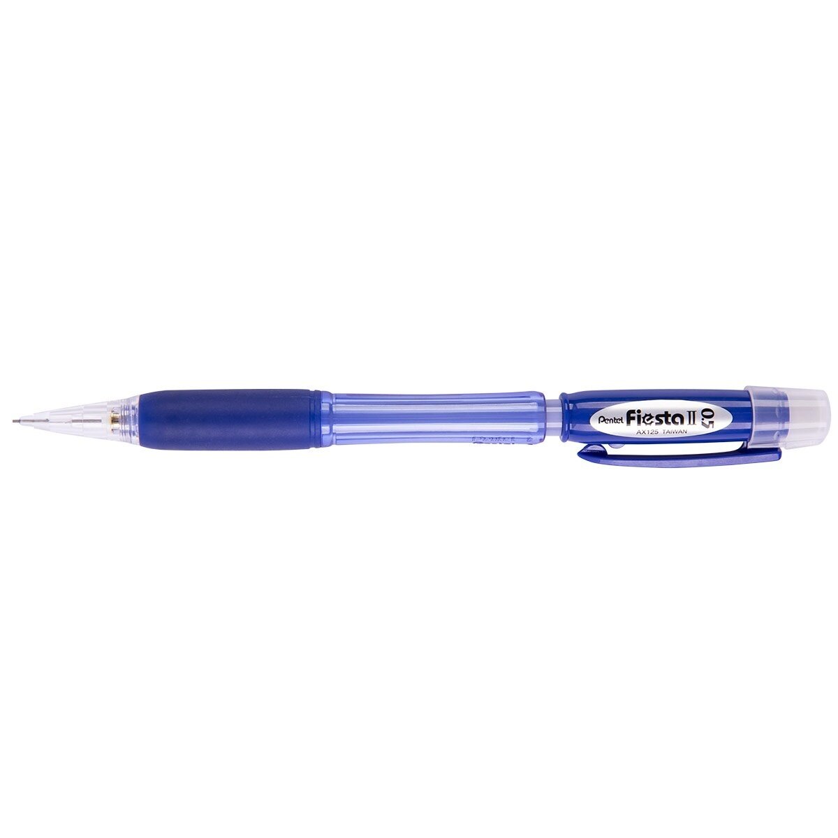 Карандаш автоматический Pentel Fiesta II, c резиновым грипом 0,7 мм, 12 шт, синий корпус
