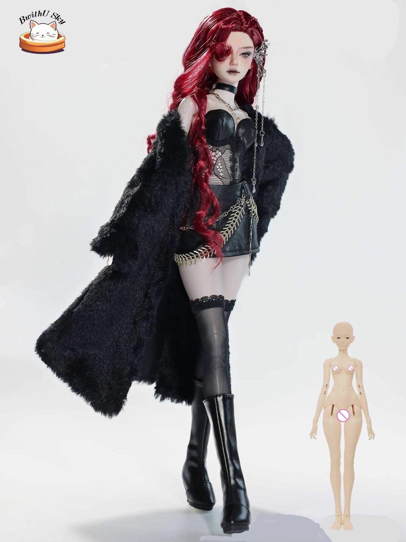 Кукла BwithU Anubis, 1/4 обнаженная кукла с нормальной кожей, без макияжа, без аксессуаров