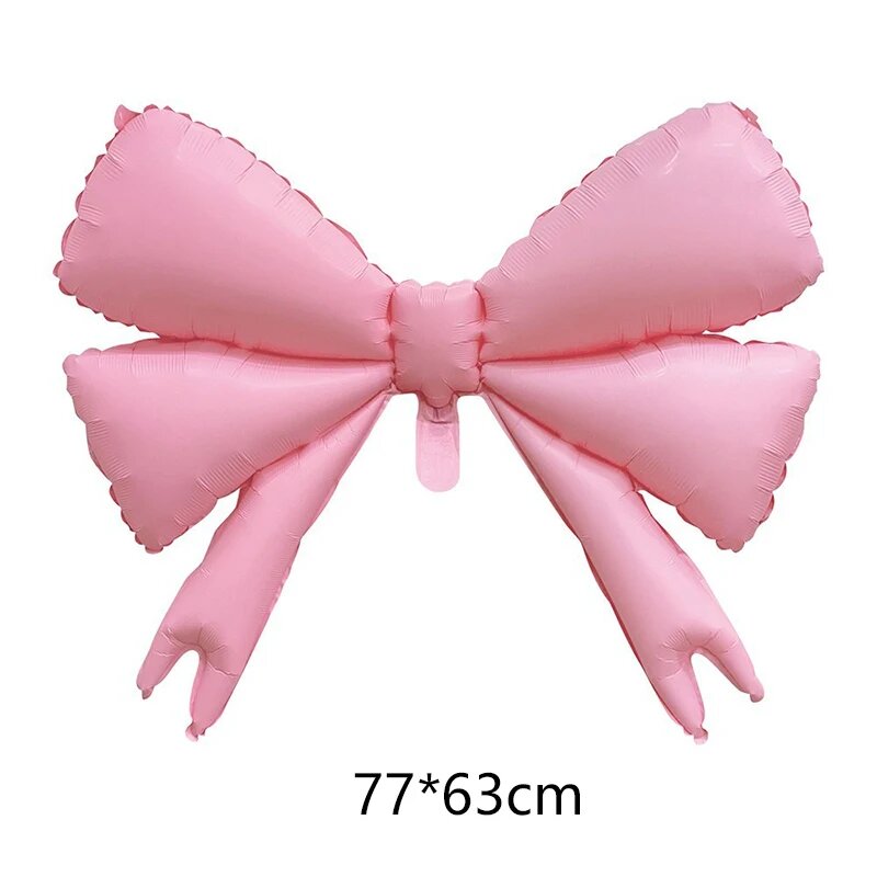 Красочные большие бабочки из алюминиевой фольги, воздушные шары для свадьбы, дня рождения, вечеринки, детского дня, украшения, воздушный шар с бантом для детского душа
