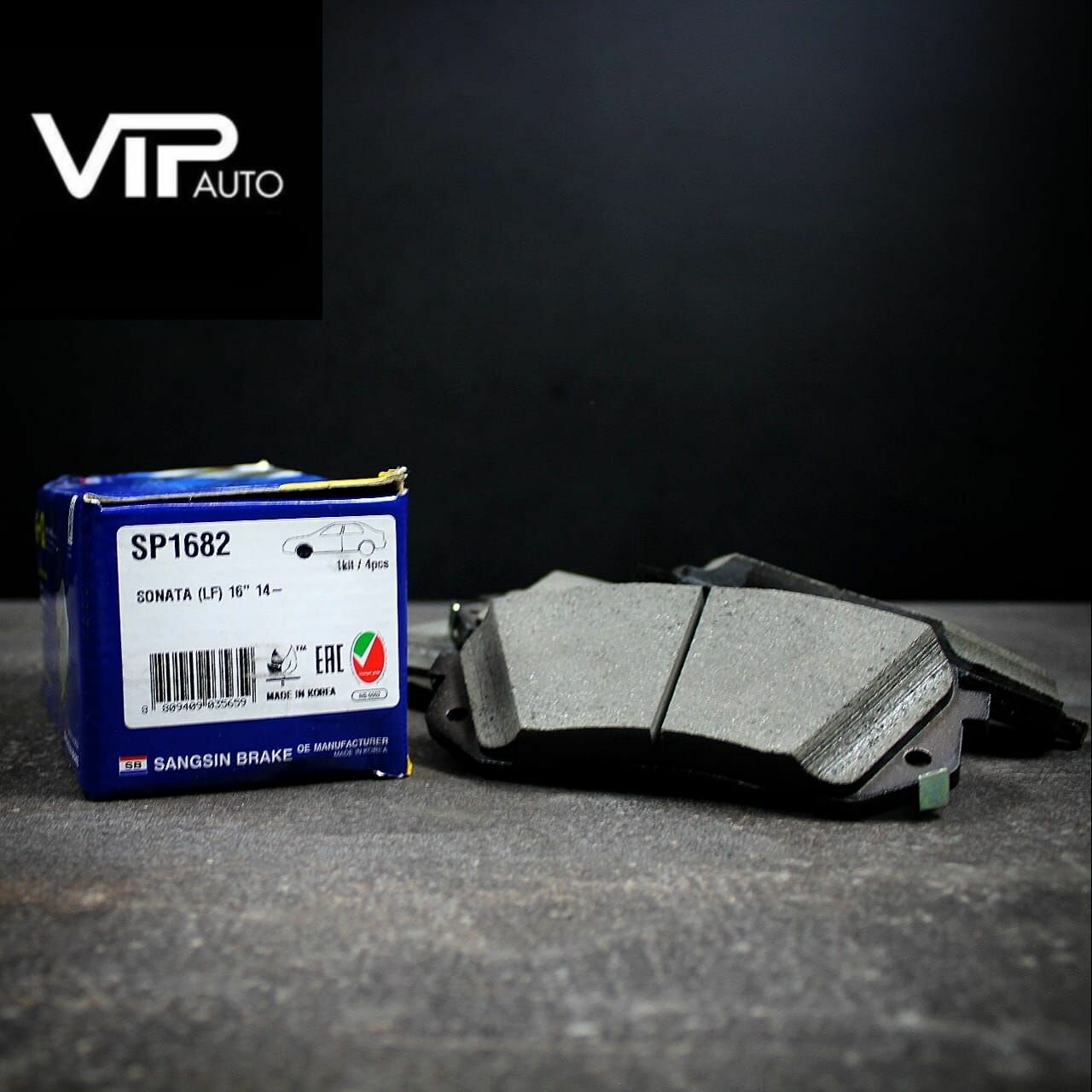 Комплект передних тормозных колодок SANGSIN HI-Q (Южная Корея)