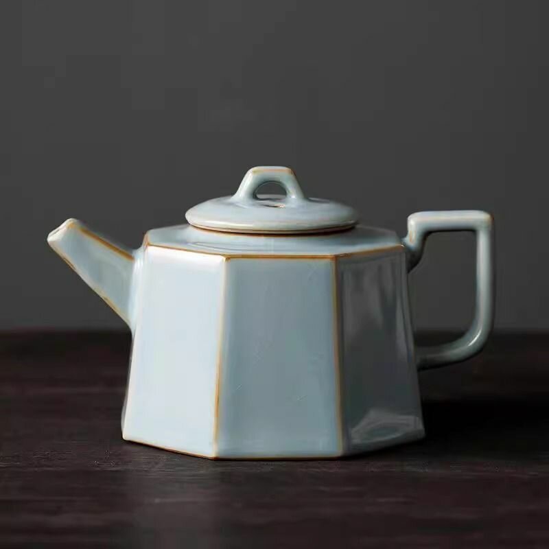 Чайник, керамика, 0,2 л, ретро-дизайн, подходит для чая Кунг-Фу