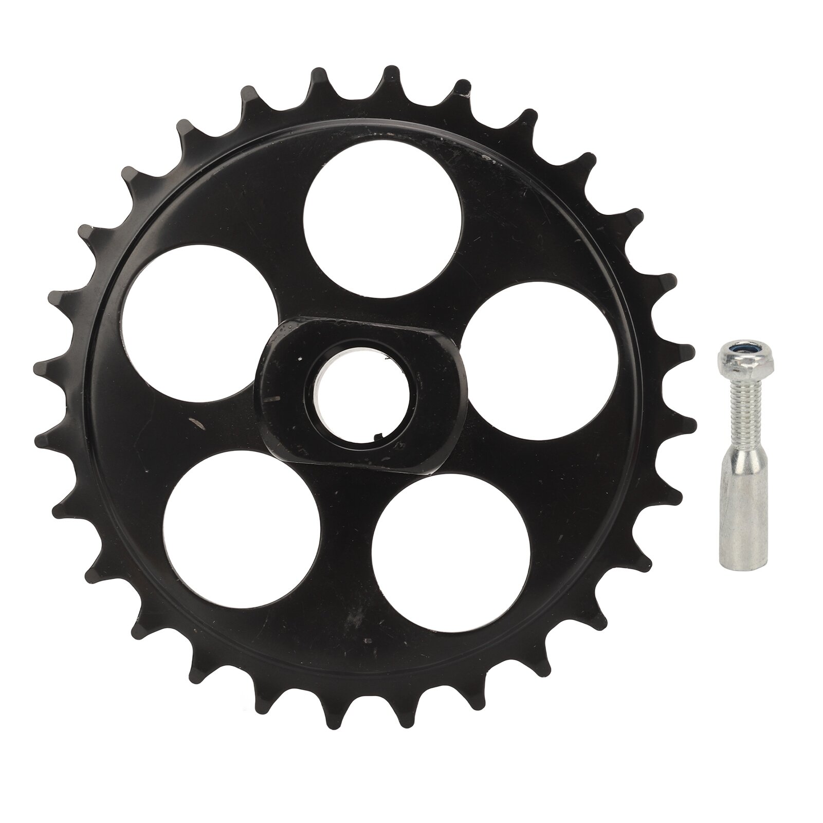 Звездочка для велосипеда 410 28T, запасные части для велосипедной звездочки из углеродистой стали.