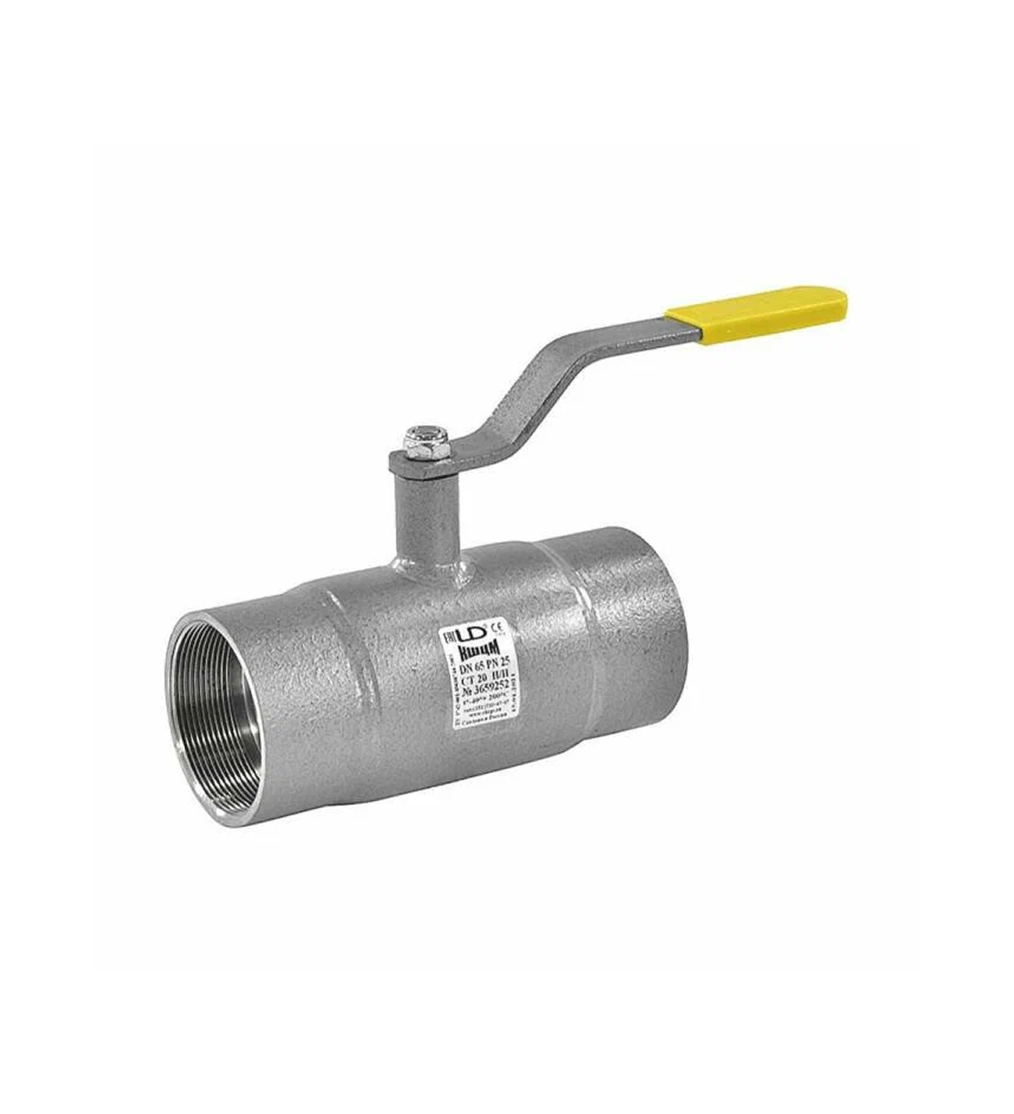 Кран шаровой сталь КШ. Ц. М Ду 65 Ру25 ВР L=190мм LD КШ. Ц. М.065.025. Н/П.02