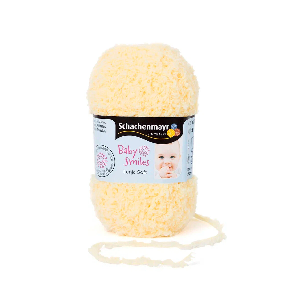 Lenja Soft /Ленья Софт/ пряжа Schachenmayr Baby Smiles, MEZ, 9807560 (01021, vanilla (ваниль), желтый)