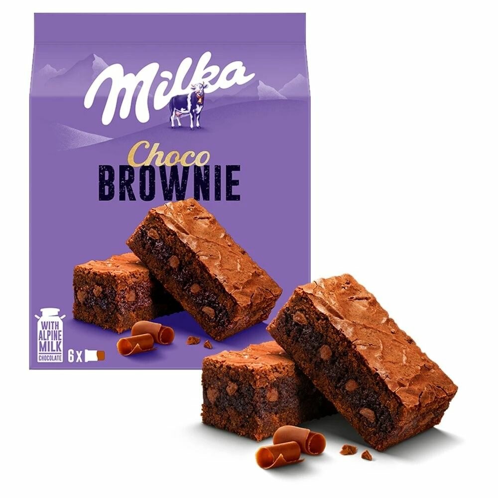 Бисквитное пирожное Милка Чоко Брауни / Milka Choco Brownie 150 гр