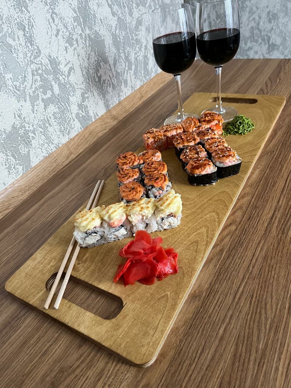 Сервировочная доска для шашлыка