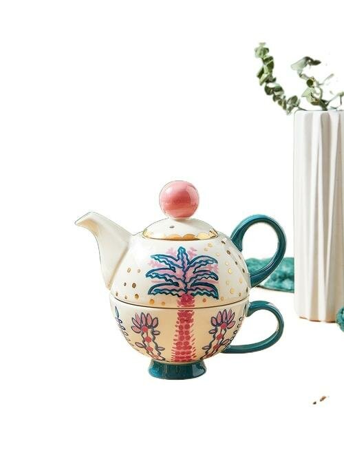 Чашечный набор домашняя керамика послеобеденный чайный комплект экспорт европейский ароматный чайник подарок чайник