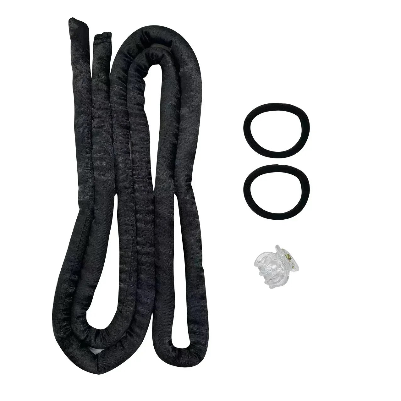 Безнагревательные бигуди для волос из пенопласта 1 шт. A - Black