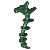 Plant Vine Seaweed / Appendage Spiked / Bionicle Spine, 55236 Dark Green N