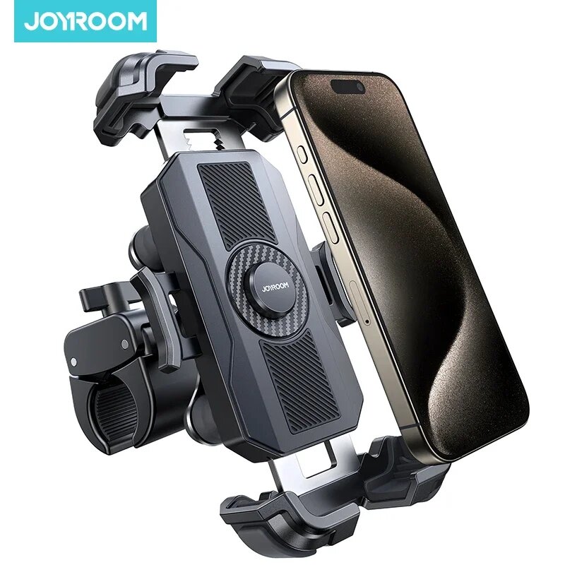 Держатель для телефона на мотоцикле Joyroom, антивибрационное крепление для телефона на руль мотоцикла, велосипедное крепление для телефона iPhone для телефона 4,7-7 дюйма