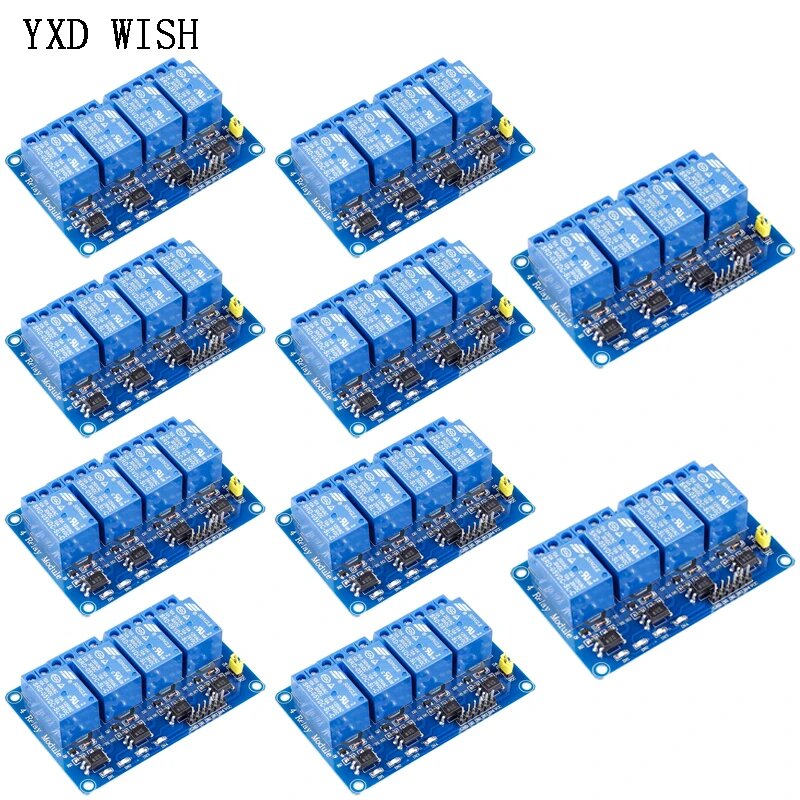 4-канальный релейный модуль AVR 51 PIC для Arduino 5V
