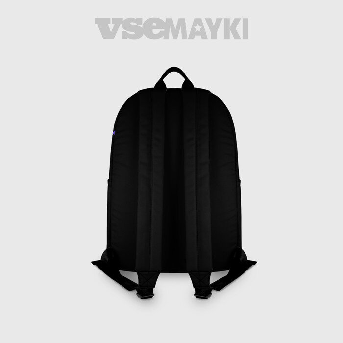 Рюкзак VseMayki с принтом BTS, городской, унисекс, One size, белый — фото 1