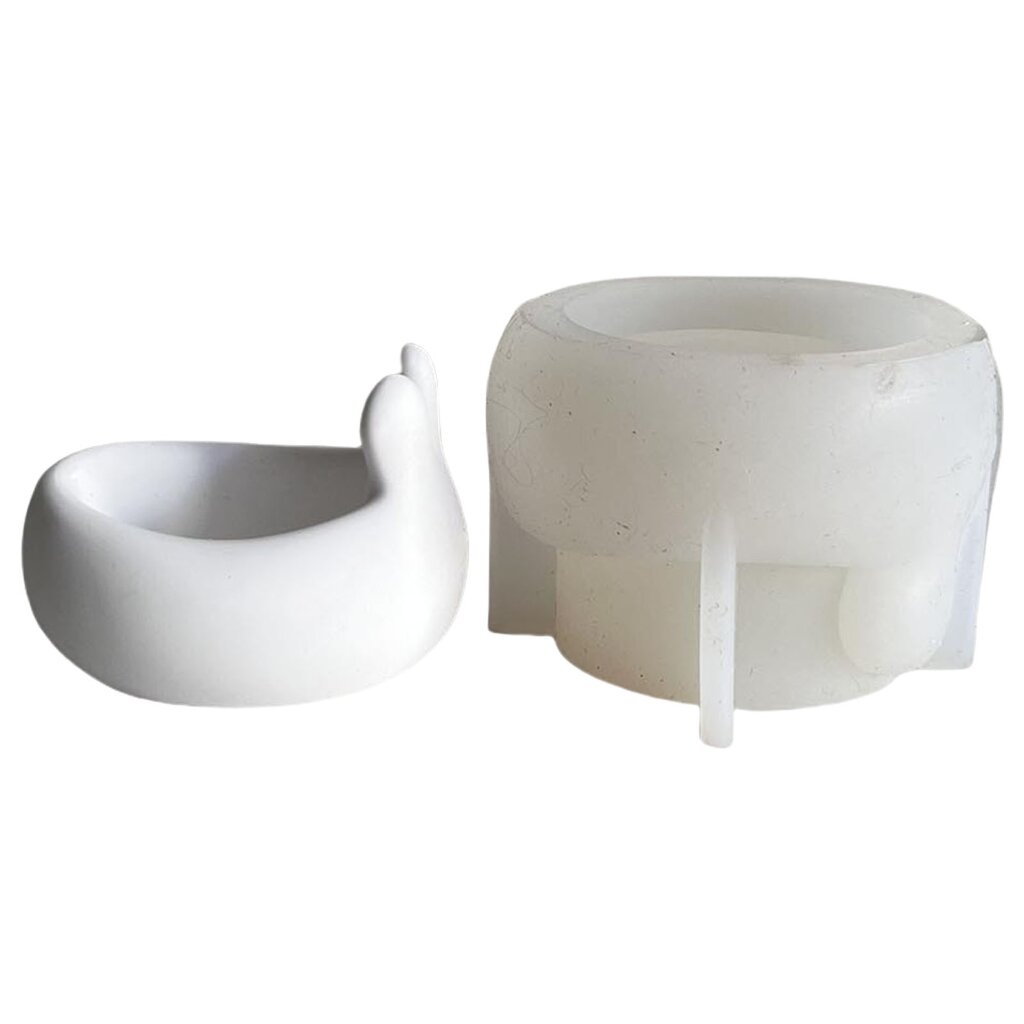 Форма для украшения яиц в форме кроличьей чашки для хранения яиц-Бесхвостая форма для свечей в форме кроличьей чашки