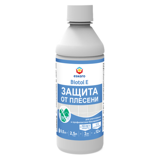Eskaro Biotol E средство для уничтожения плесени (концентрат 1:5, 0,5л)