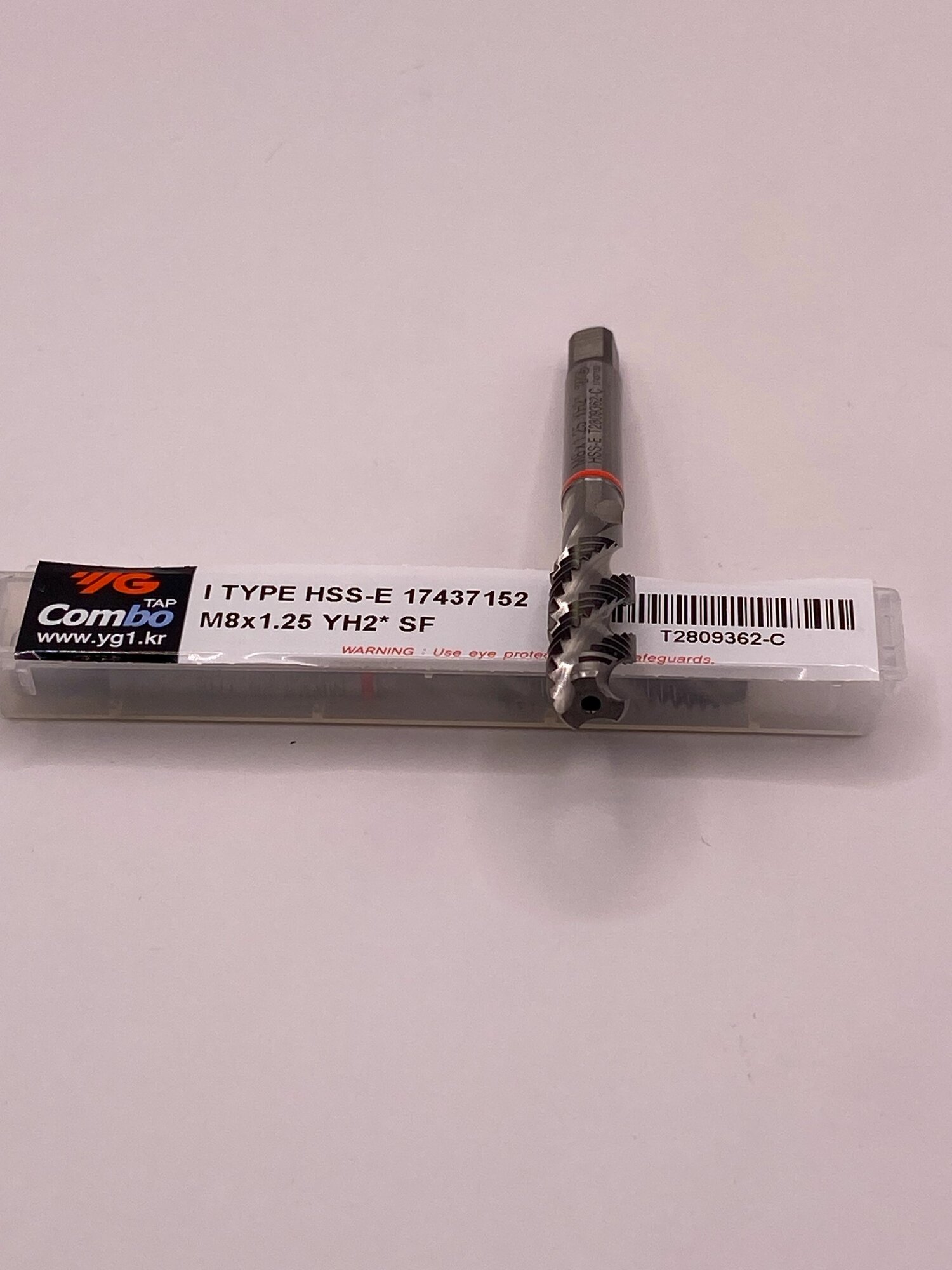 Метчик м/р винтовой YG COMBO М8X1.25 YH2 SF