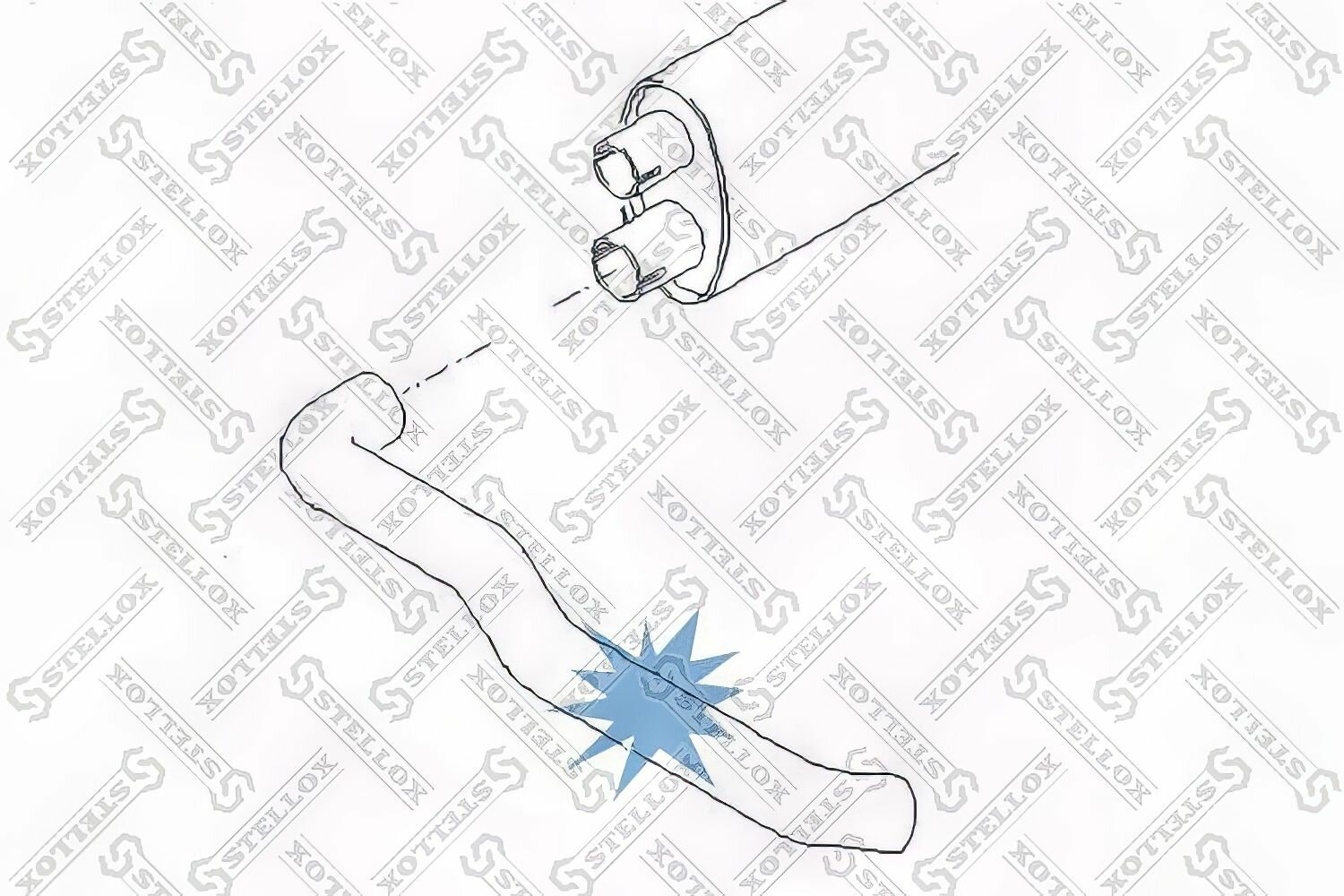 Труба глушителя выхлопная МАН 82-03526-SX STELLOX