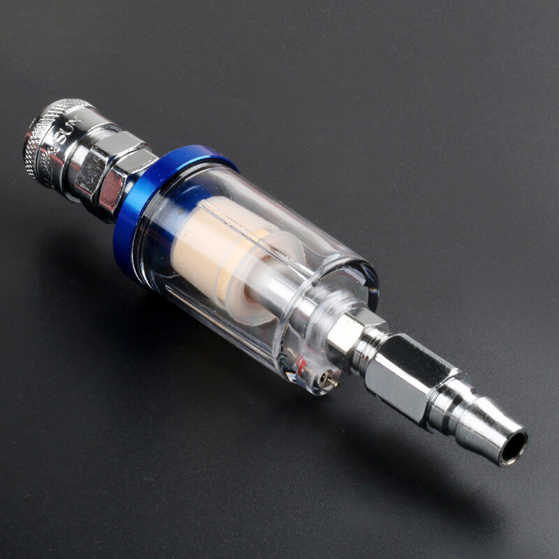 Воздушный фильтр, маслоотделитель для краскопульта, компрессора и насоса с быстроразъемным соединением, сменный аксессуар, долговечная и надежная работа.