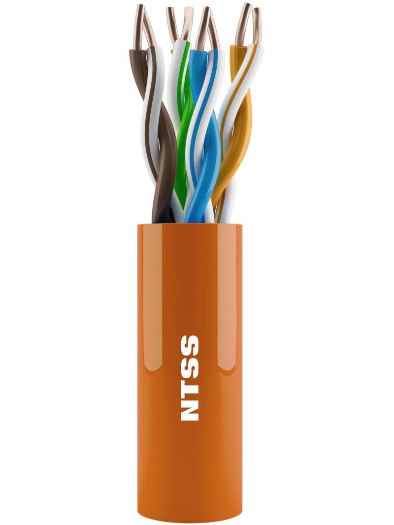 Кабель NTSS NTSS-IN-UTP4-6-LSZH-GY серый 305м