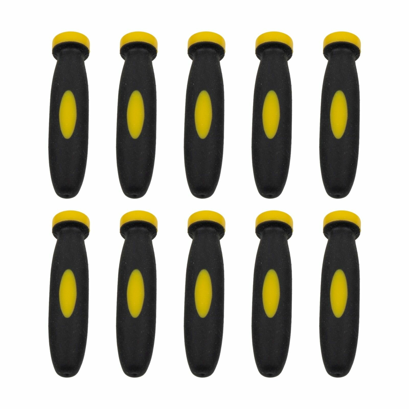 10 шт. резиновые ручки для напильников, принадлежности для напильников, диаметр отверстия 2,36 дюйма, 3 мм