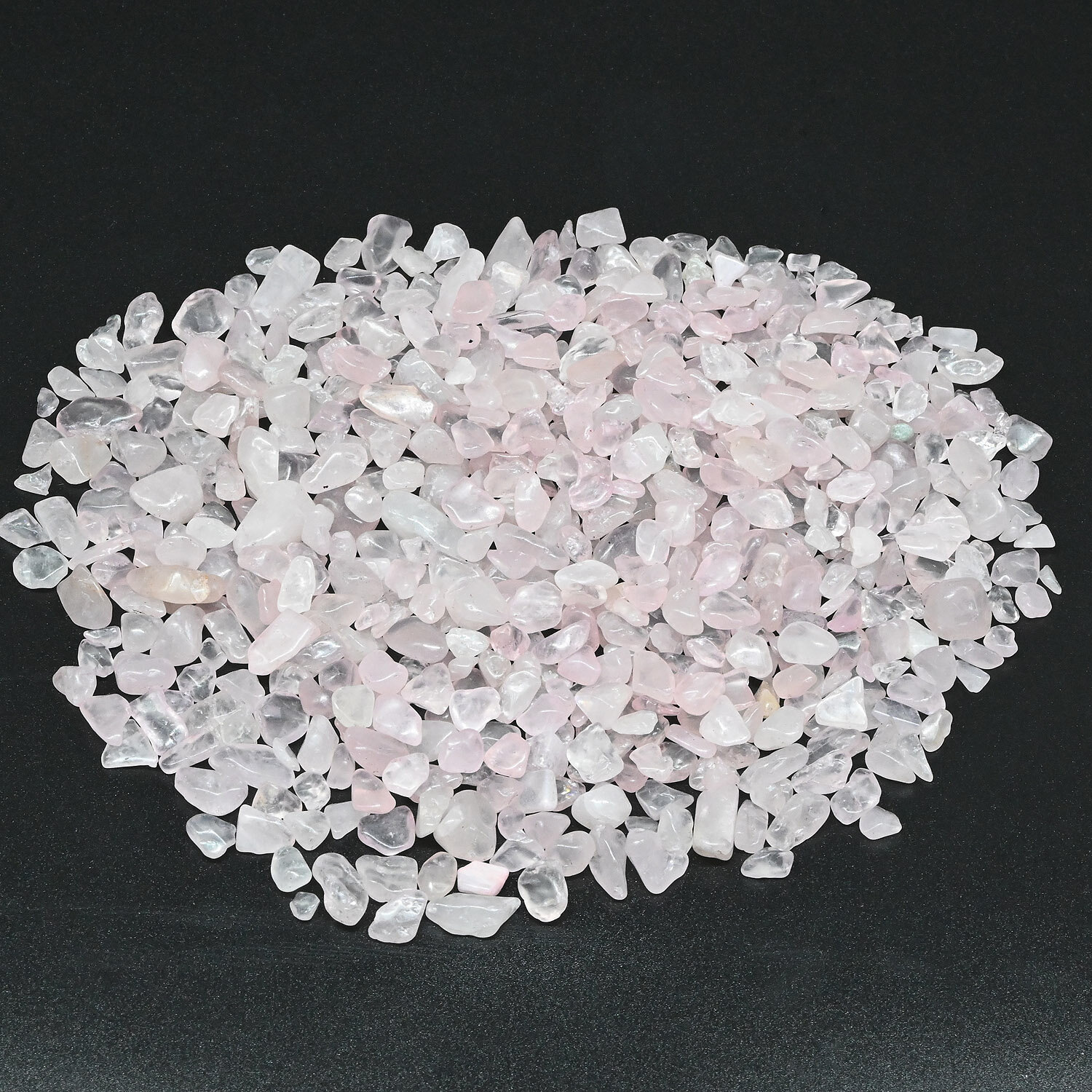 Розовый кварц галтовка фракция 5-10мм, упаковка 100г .