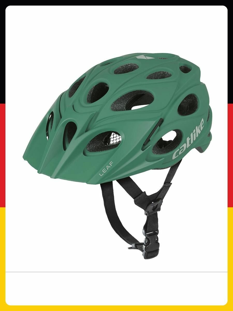 Велошлем Catlike Leaf Frosty Spruce Mtb M