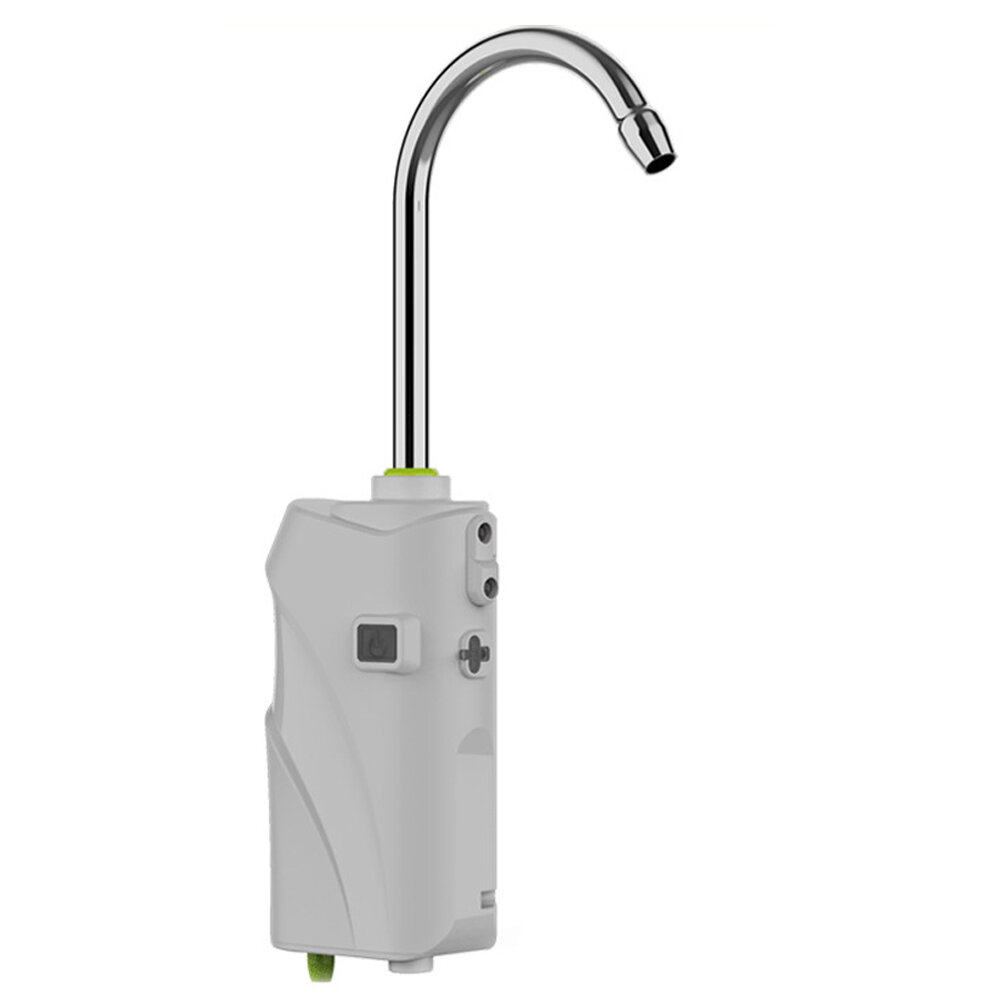 Насос для подкисления воды для рыбалки на открытом воздухе USB с интеллектуальным сенсором, черный/белый, объем подачи воды 1 тонна, время подкисления 6 ч, время освещения 36 ч, объем воздуха 6 л/мин, подъем воды 1,8 м/макс 2,5 м, размер 17*7*4