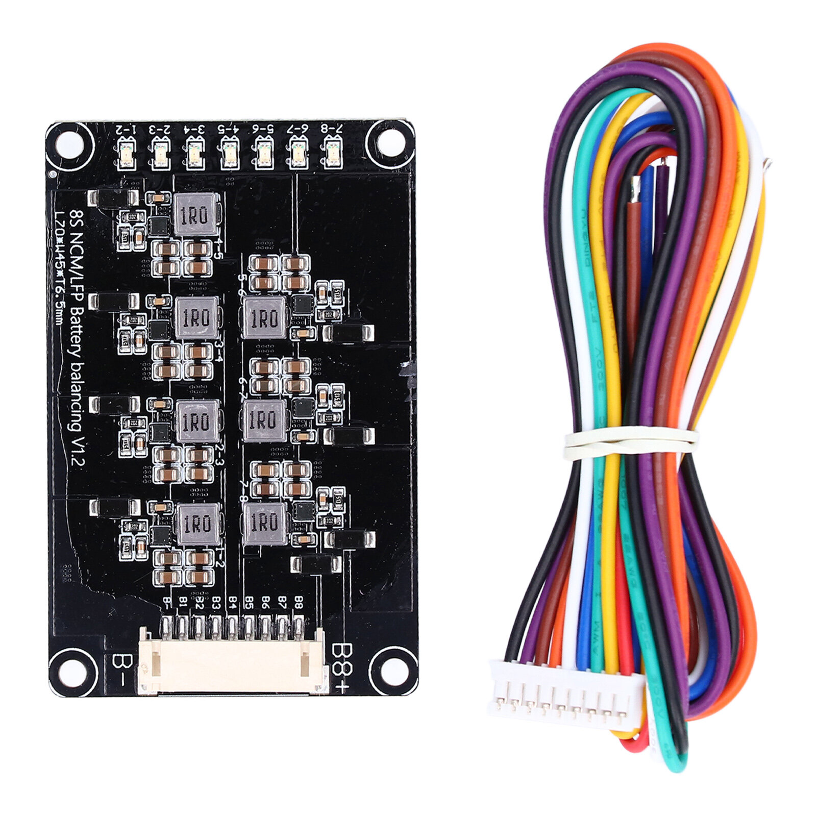 Модуль индуктивного переноса активного эквалайзера для тройной литийной аккумуляторной батареи 2,0 В - 4,5 В 1,2A8S