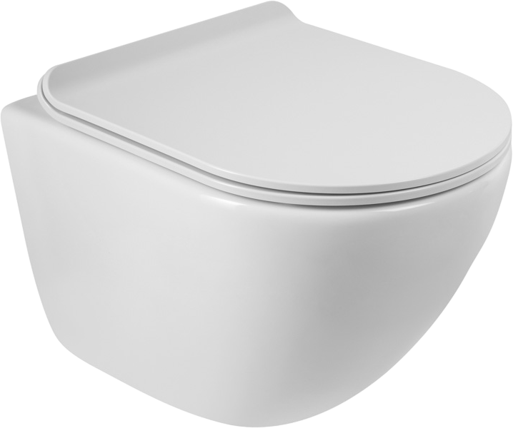 Унитаз подвесной BelBagno Amanda BB051CHR BB901SC с микролифтом, безободковый