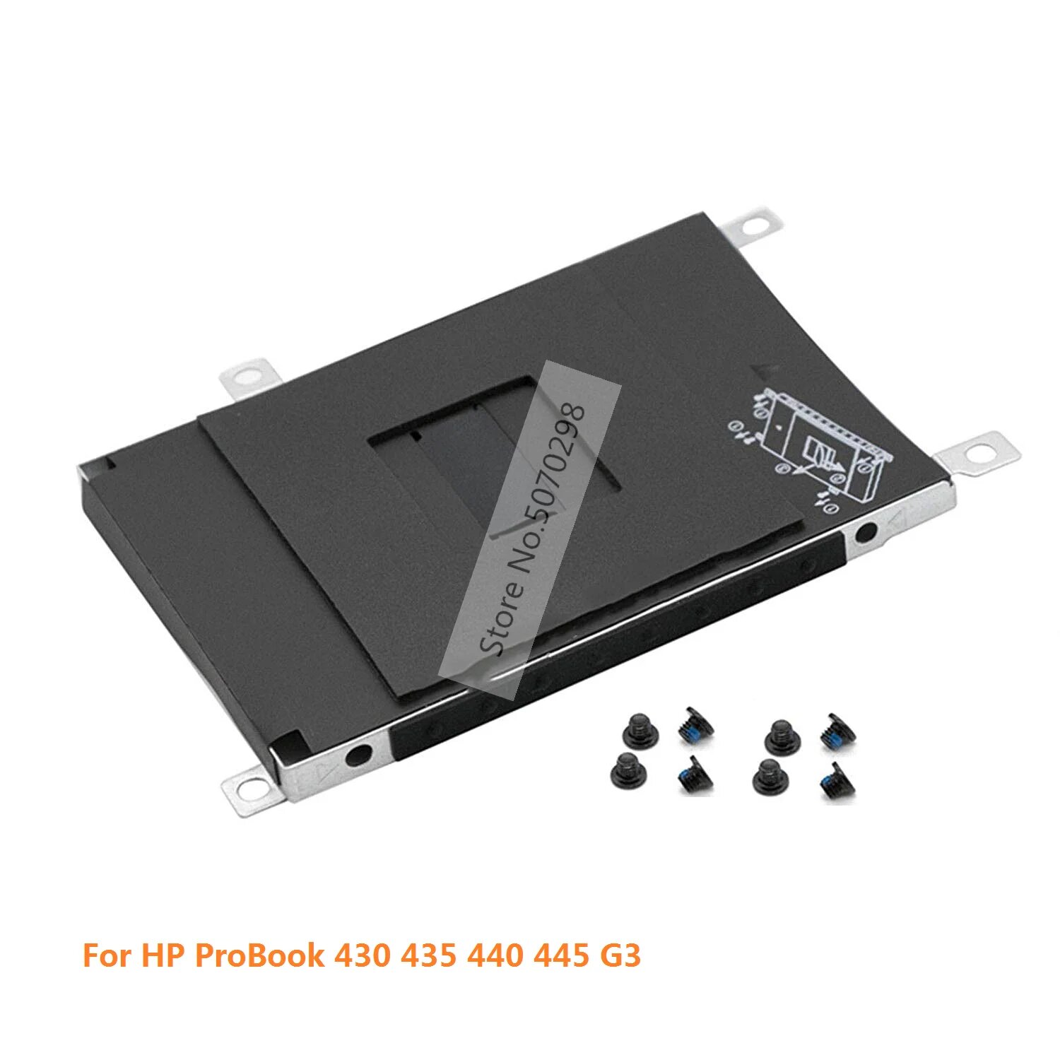 Сменный кронштейн для жесткого диска 2,5 SATA HDD SSD Caddy, рамка-лоток для HP ProBook 440 445 430 435 G3, только