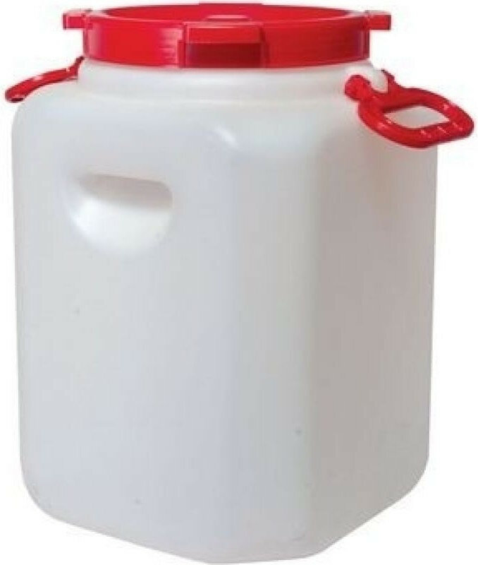 Альтернатива М447, Бочка пластмассовая 30л, с навесными ручками (горло d=215мм), Башпласт