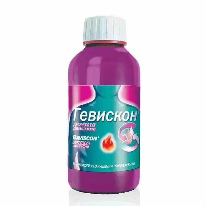 Гевискон Двойное Действие, суспензия (мята), 150 мл