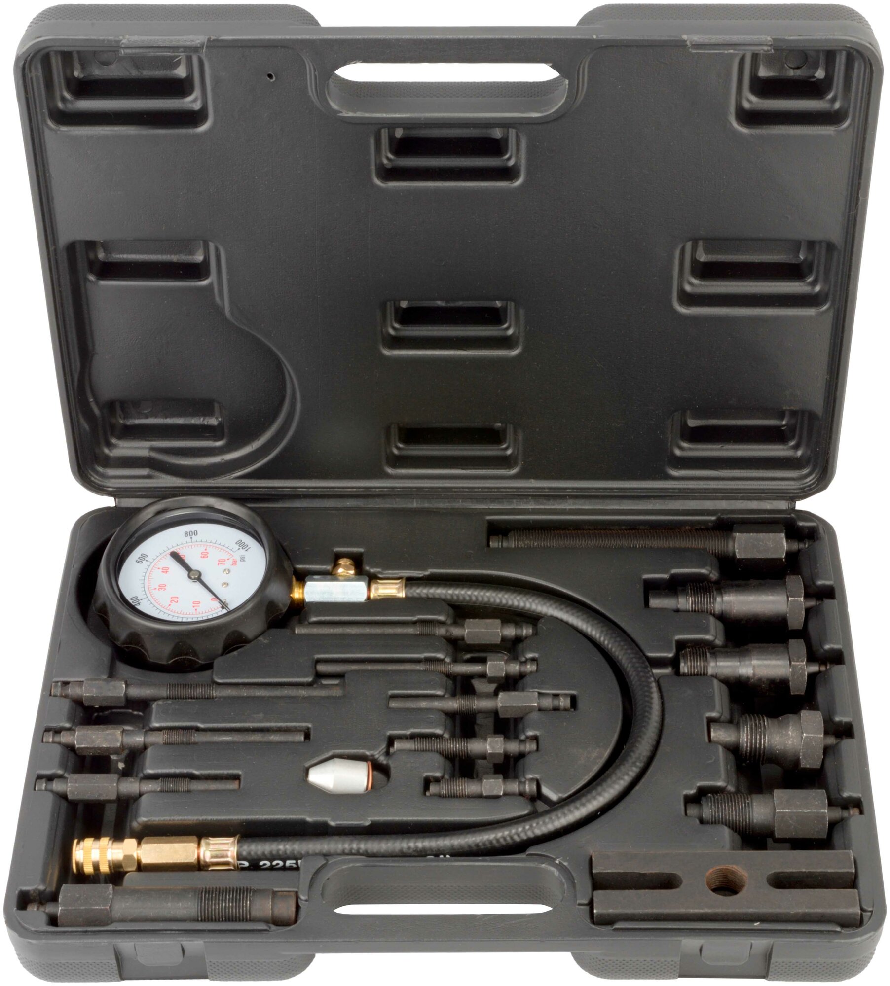 Компрессометр дизельный 70кгс/см2-70 бар Шланг L410мм Универсальный/18предметов