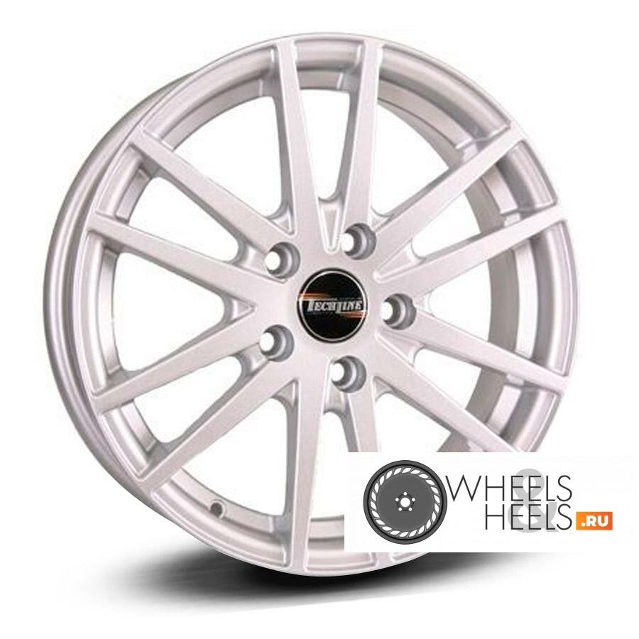 Tech Line 435 14x5.5 4x100 et39 dia56.6 Серебристо-серый