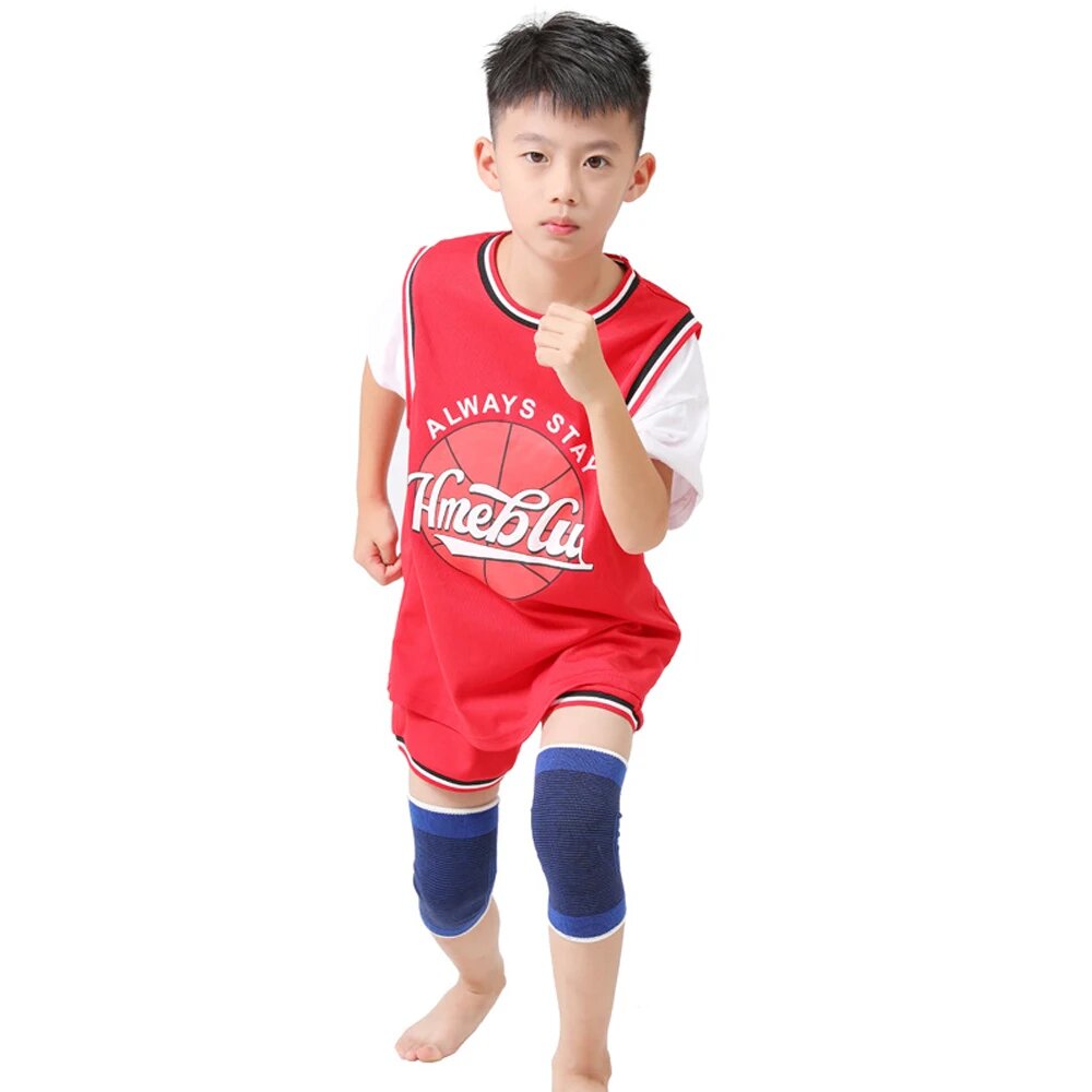 1 пара детских наколенников, Детские наколенники, Детские наколенники для баскетбола, волейбола, спорта, гимнастики
