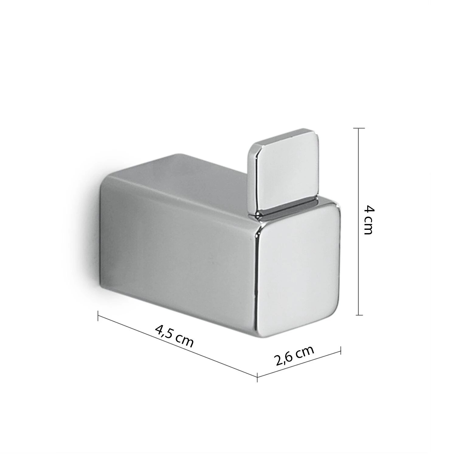 Gedy Spluga, крючок одинарный, цвет хром