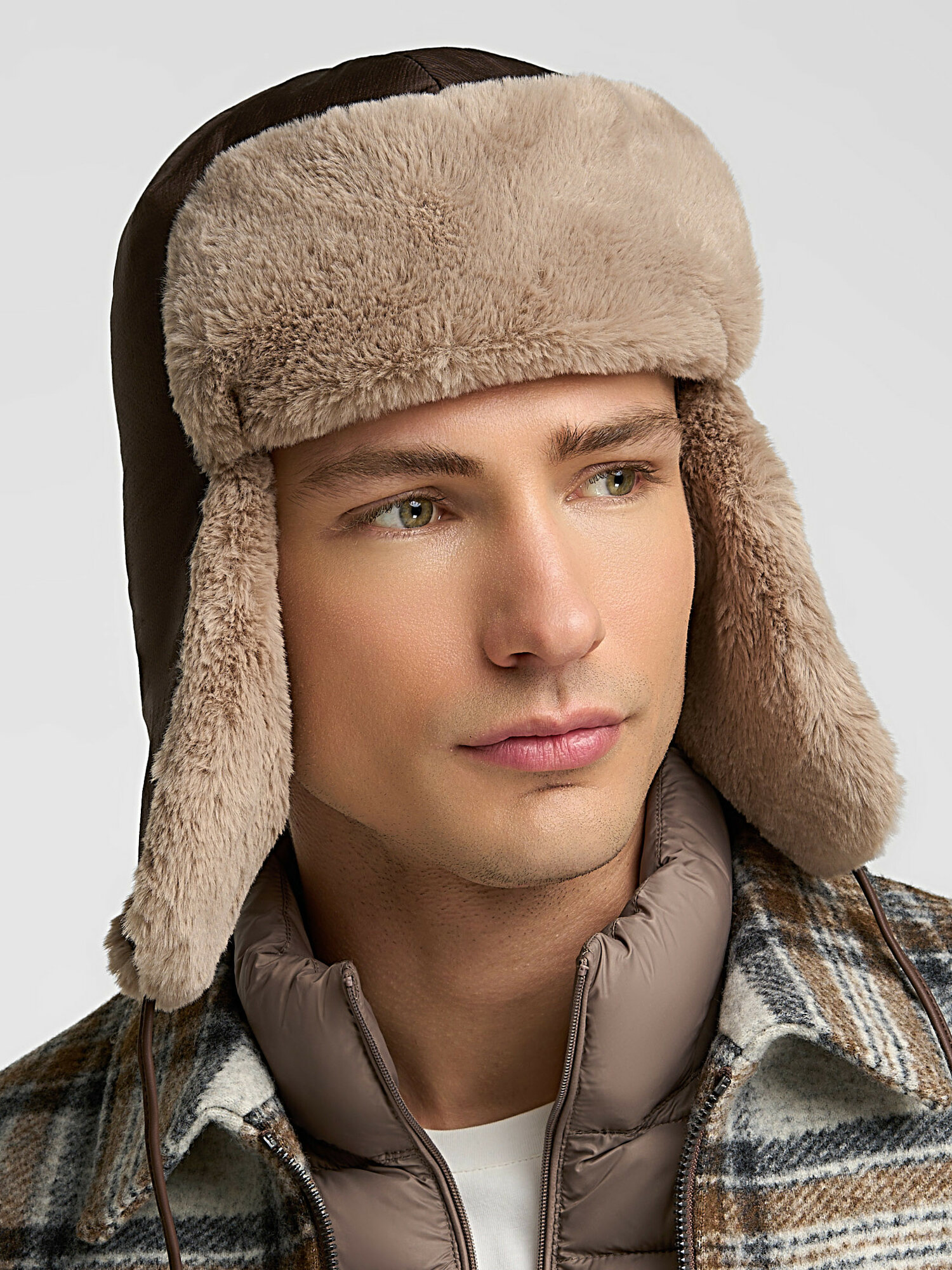 Шапка-ушанка Осень-зима 2025 для мужчин