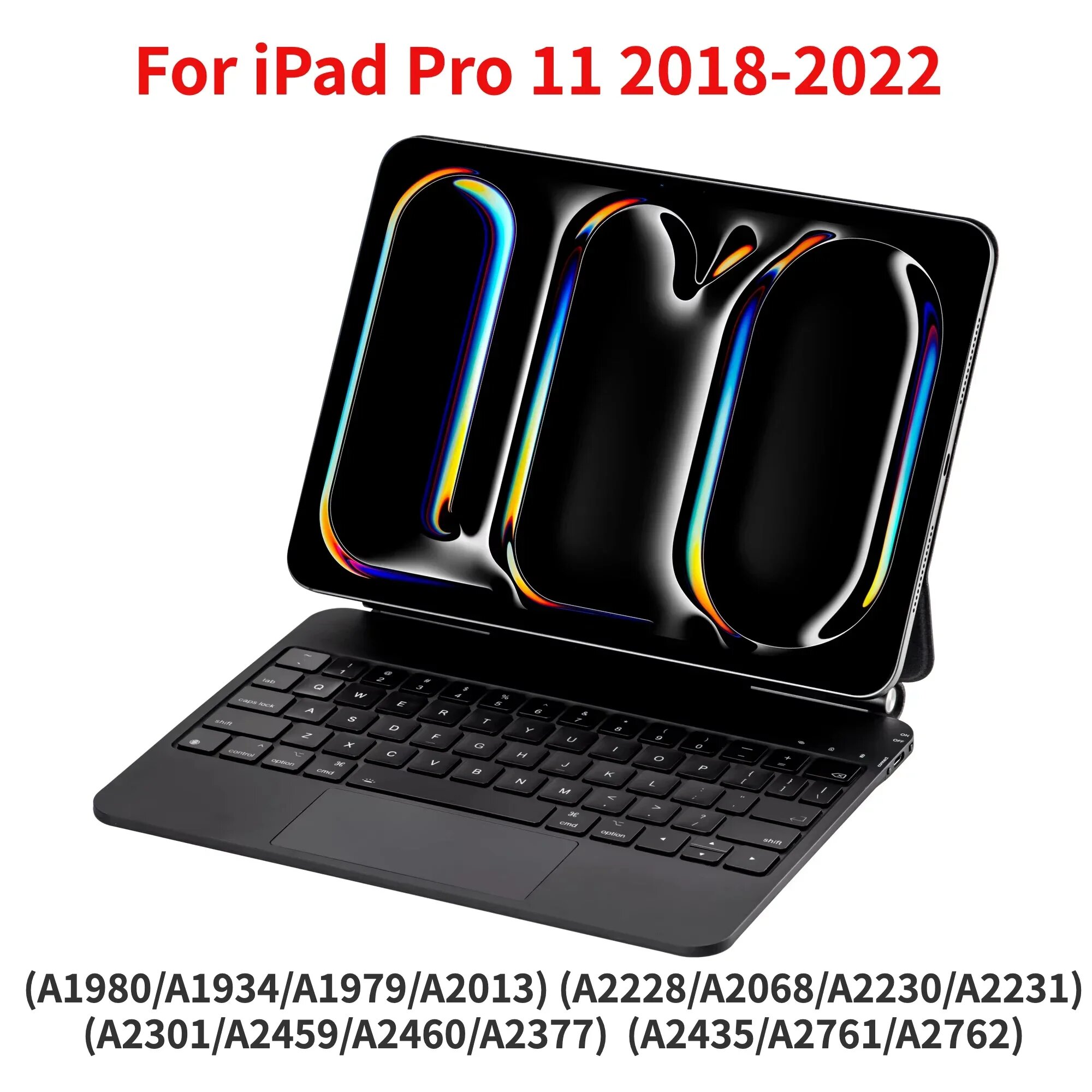 Волшебная клавиатура с подсветкой для iPad 11 2025 Air11 Air13 M3 2025 Pro11 Pro13 2024 M4 Air13 M2 iPad 10th Pro 11 12.9 Funda Keyboard