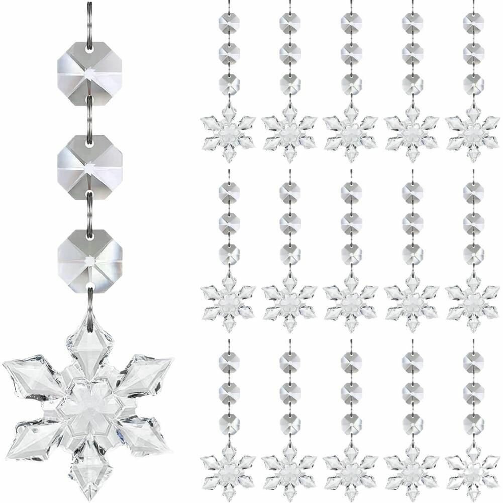 Рождественская подвеска в виде снежинки из 30 шт.