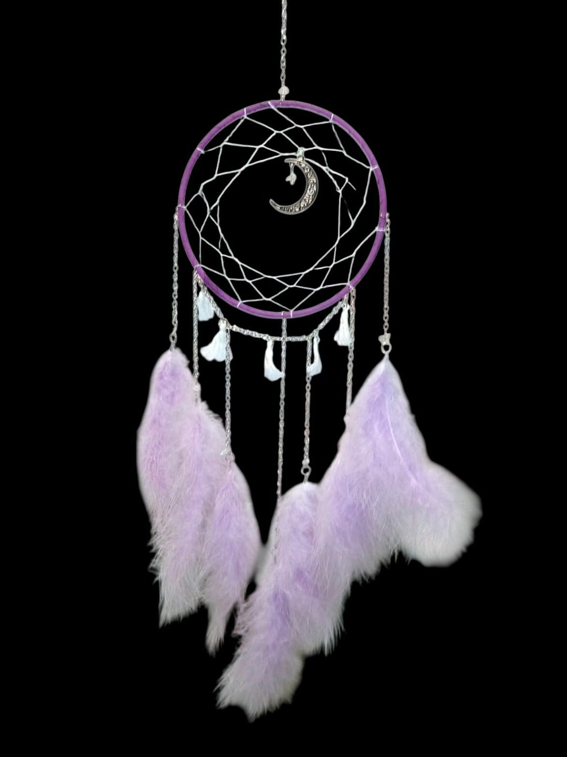 Ловец снов с перьями, амулет для дома, подарок на день рождения