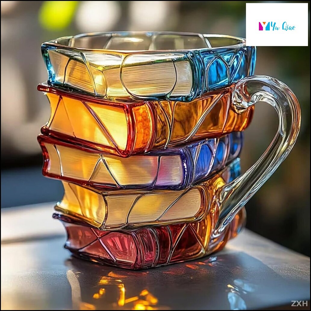 Эксклюзивная кофейная чашка milochic с ручкой в виде книжного тома