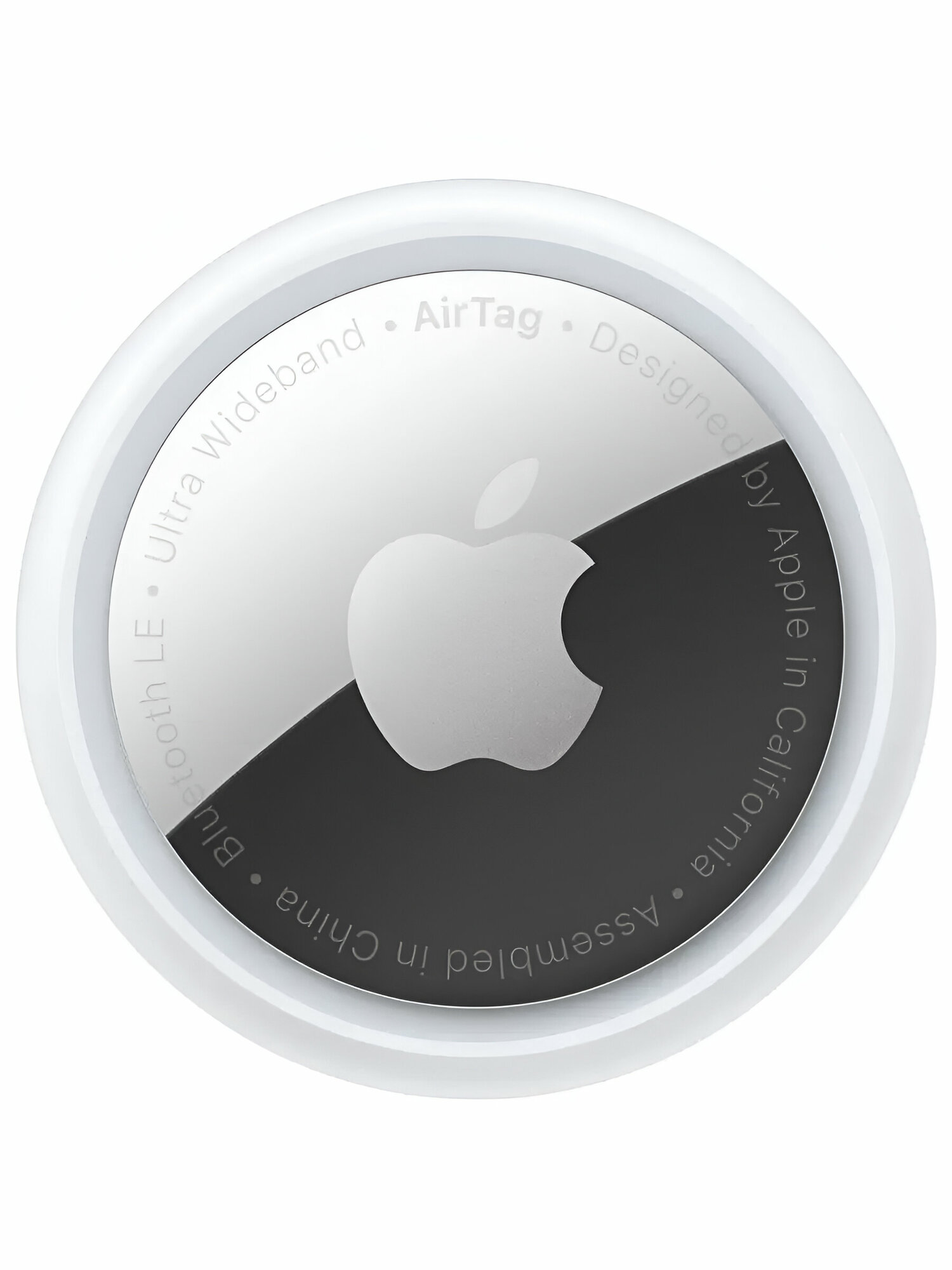 Беспроводная метка Apple AirTag 1 шт, цвет White/Silver (Белый/Серебристый)