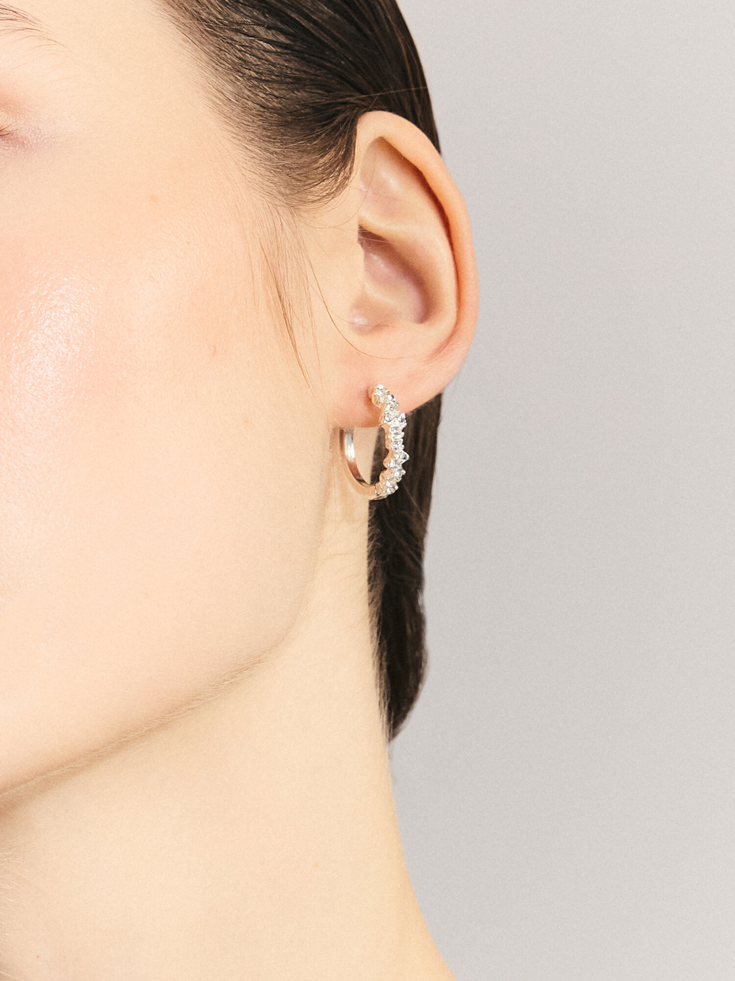 Серьги конго, стекло