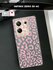 Чехол на Infinix Zero 30 4G / Инфиникс Зеро 30 4G с принтом Паттерн розовый леоп...