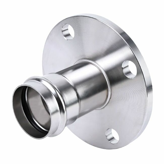 Соединитель с переходом на фланец нержавеющая сталь 54 мм х DN50, ZTI.580.054050