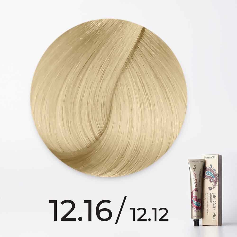 Стойкая крем-краска Farmavita Life Color Plus 12.16 Топленые сливки 100 мл