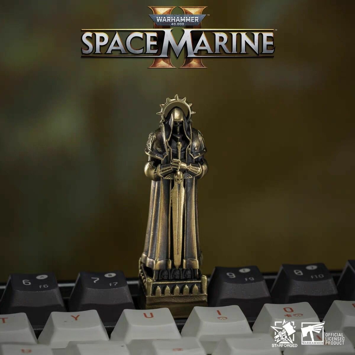 Значок «Печать Чистоты» Ультрамарины Warhammer 40 000 — брошь, нашивка или липучка для оружия, брони и техники